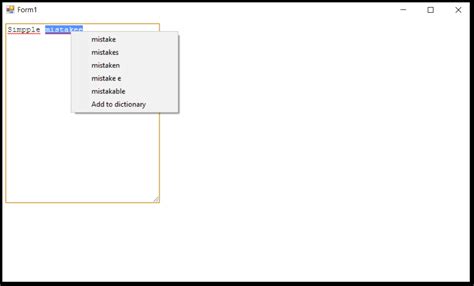 Spell Checker DotNetBrowser