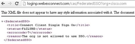 Avoid Jabber Authentication With The WebEx Connect Cloud And Instead Use An On Premises Presence