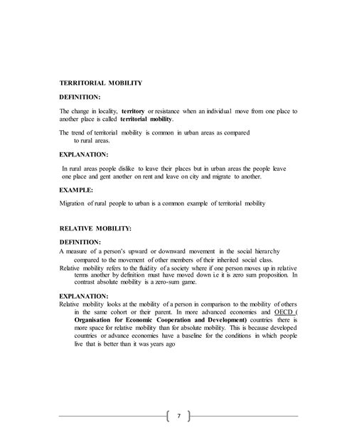 Social Mobility Types Docx