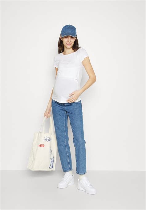 Anna Field Mama 3 Pack T Shirt Bas Whiteblackdark Greyvit