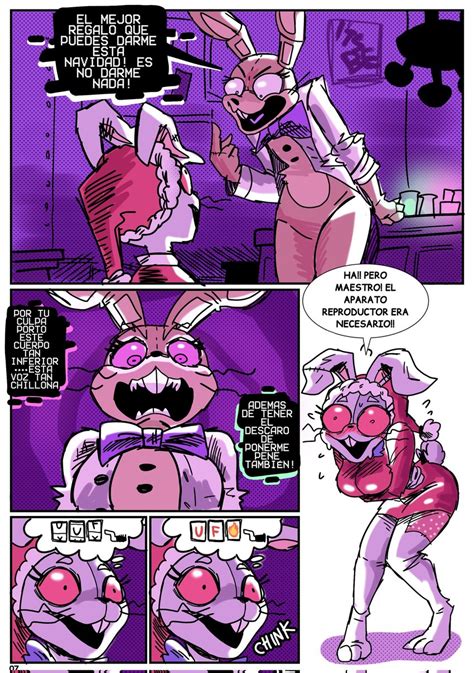 Rule 34 2d Artwork Christmas Comic Page Female Five Nights At