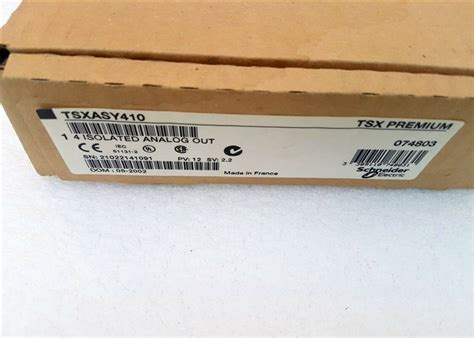 schneider electric tsxasy410 analog output module modicon premium 4 o