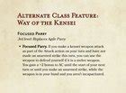 Monastic Tradition Way Of The Kensei Revised R UnearthedArcana