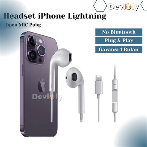 Jual Headset Iph Lightning Jack3 5mm Headset Gaming Headset