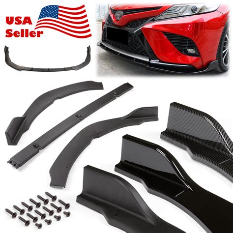 3pcs Front Bumper Lip For Toyota Camry 2018 2019 Se Xse Pc 89628 Carb