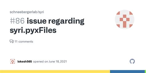Issue Regarding Syri PyxFiles Issue Schneebergerlab Syri GitHub