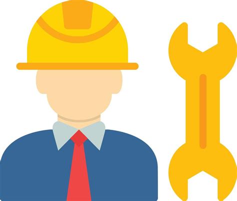 Engineer Flat Icon 11382610 Vector Art At Vecteezy