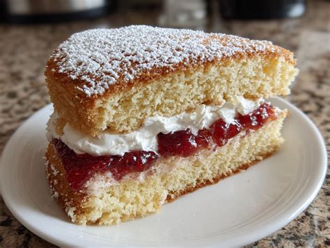 Irresistible Classic Victoria Sponge Cake In Just 25 Minutes