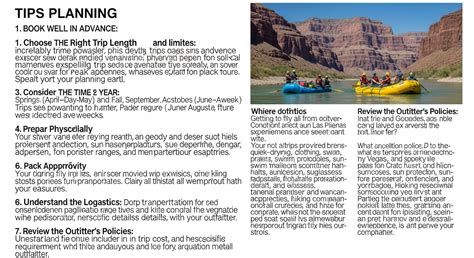 Tips For Planning A Grand Canyon White Water Rafting Trip Vacational