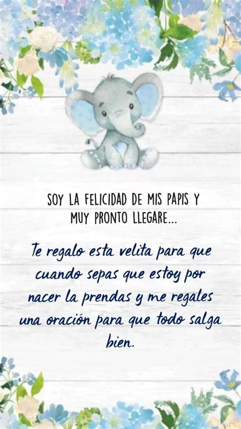 Te Regalo Esta Velita Para Que Cuando Sepas Que Estoy Por Nacer La