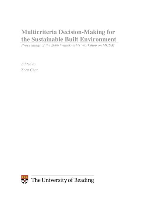 pdf an analytic network process approach to intelligent buildings