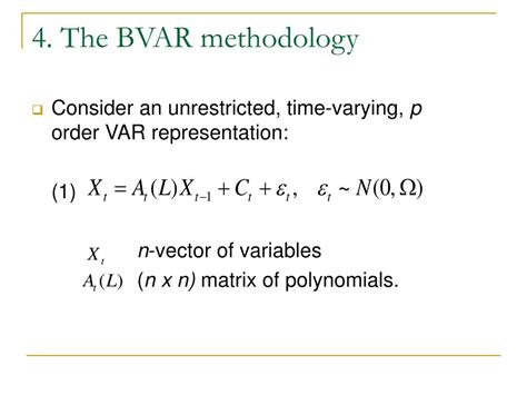 Ppt Forecasting With Bayesian Vector Autoregression Powerpoint