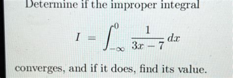 Determine If The Improper
