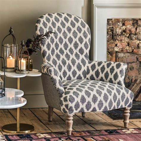 Louise Ikat Armchair By Graham And Green