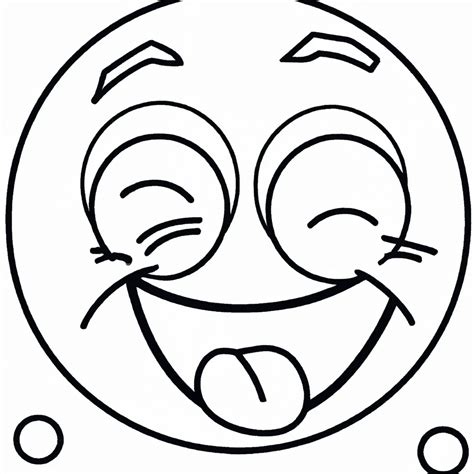 Desenho De Emoji Alegre Imprima E Colora Os Desenhos Mais Divertidos