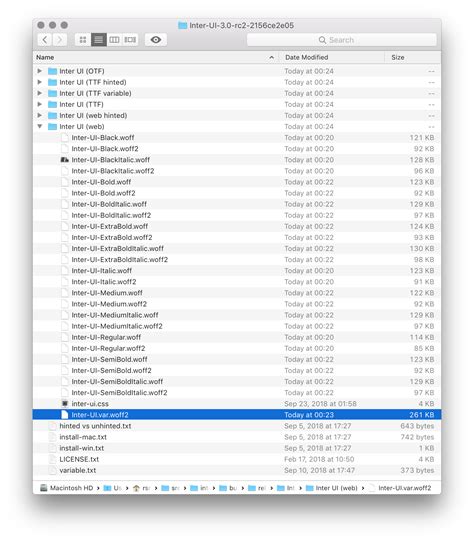 Please Put Woffwoff2 Variable Fonts In The Download Package · Issue
