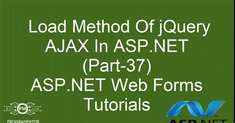 load method of jquery ajax jquery ajax in asp web forms learn