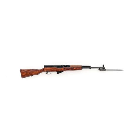 Soviet Sks Semi Automatic Carbine With Folding Bayonet