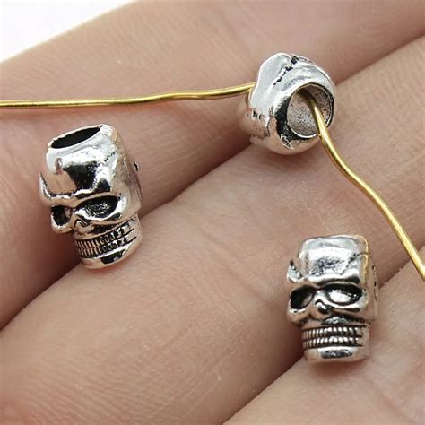 Buy Wysiwyg 8pcs 10x7x8mm Skull Beads Fits Diy