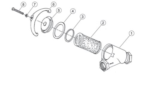 American Sewer Parts And Cleaning 2 Complete Y Strainer Assembly 12