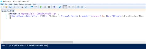 Active Directory Force Replication Of All Domain Controllers On All Sites At Once Sid 500com