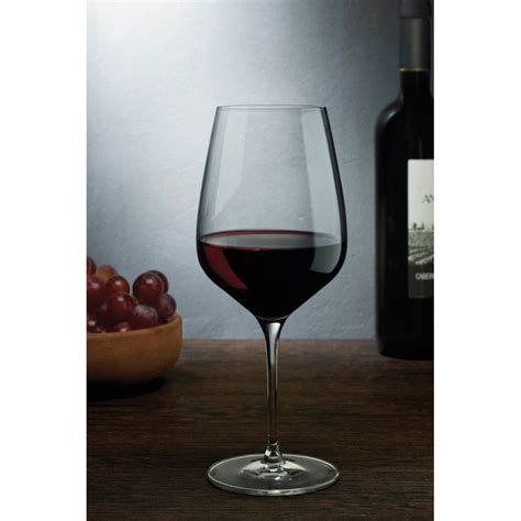 Refine Modern Classic Clear Crystal Red Wine Glass Set Of 2 Wine