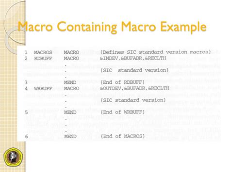 Ppt Macro Processor Powerpoint Presentation Free Download Id5691783