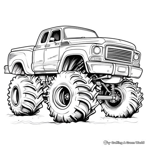 Diesel Truck Coloring Pages Free And Printable