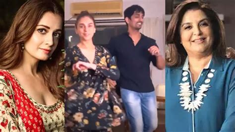 Dia Mirza Farah Khan And Others React To Aditi Rao Hydari And Siddharths Viral Dance Video