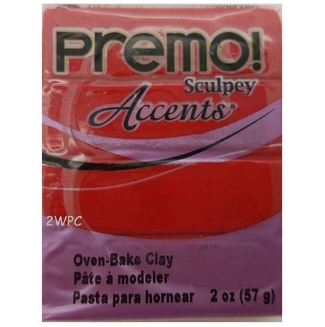 Premo Sculpey Accents Red Glitter 57g 2oz Discontinued • 2wards