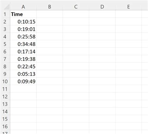 Excel Come Formattare L Ora In Minuti E Secondi Statorials
