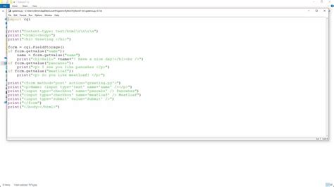 Cgi Programming With Python Practical Youtube