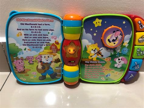 Vtech Musical Book Hobbies And Toys Toys And Games On Carousell