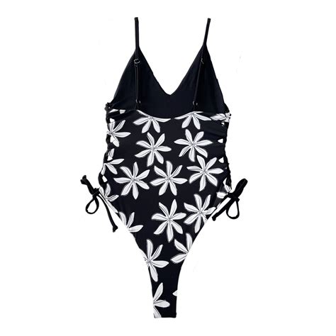Malia Tie One Piece X Custom Print Kairi Swimwear