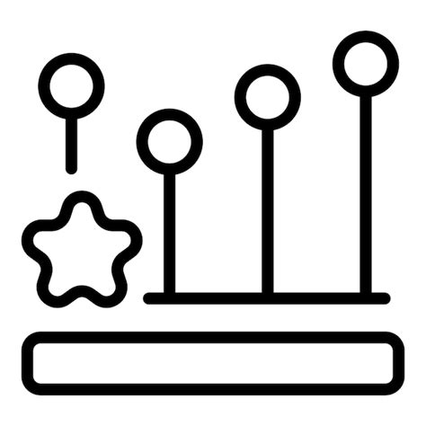 Premium Vector Online Graph Icon Outline Vector Social Review Help