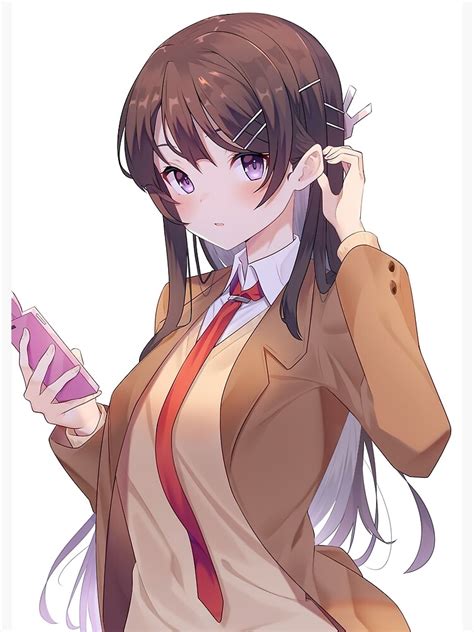 Mai Sakurajima Poster For Sale By Jasonbutki Redbubble