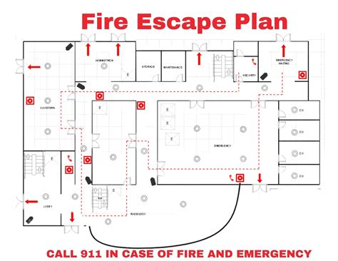 Airbnb Emergency Fire Escape Planevacuation Safety Plan Airbnb Signs