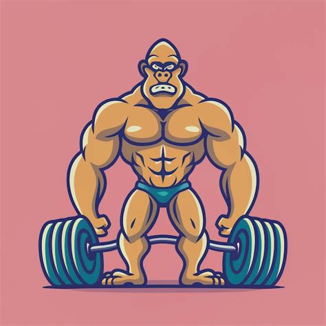 2d Vecteur Forte Posture Musculaire Fort Constructeur De Corps Anatomie