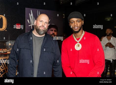 Daniel Gamache And Rapper Papoose Attend Modelo And Brooklyn Nets Pop Up Gallery Curated By