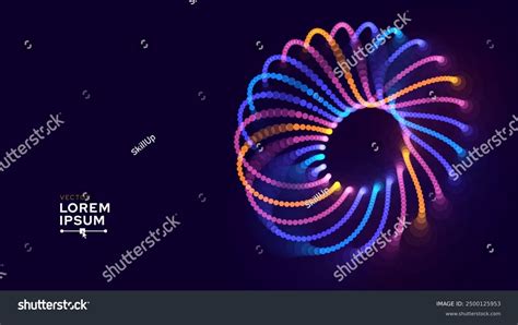 Digital Big Data Flow Vector Background Stock Vector Royalty Free 2500125953 Shutterstock