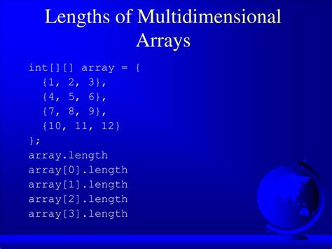 Ppt Multidimensional Arrays Powerpoint Presentation Free Download