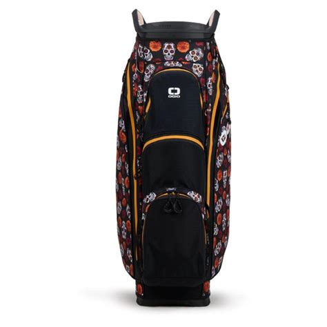 Ogio All Elements Silencer Golf Cart Bag Sugar Skulls Click Golf