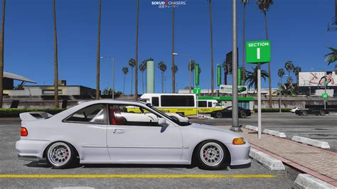 Honda Civic EJ2 Coupe Replace Tuning GTA5 Mods