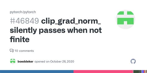 Clipgradnorm Silently Passes When Not Finite · Issue 46849