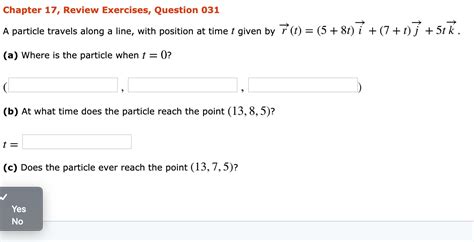 Solved Chapter 17 Review Exercises Question 031 A Particle Chegg