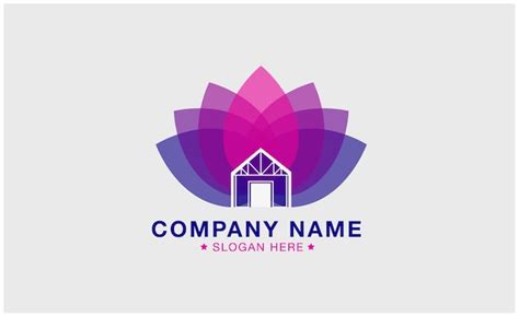 Premium Vector Lotus Vector Icon Nature Shape And Industrial House Green Vector Illustration
