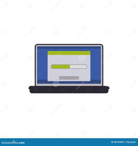 Loading Window Symbol Stock Illustration Illustration Of Element 88193487