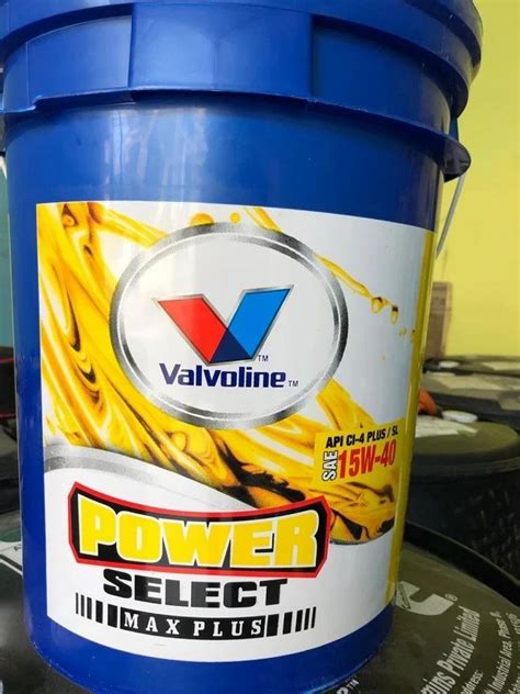 Power Select Max Plus 15w 40 Ci4 Valvoline Bucket Of 20 L And Can Of 55l At ₹ 225 Litre In Sas Nagar