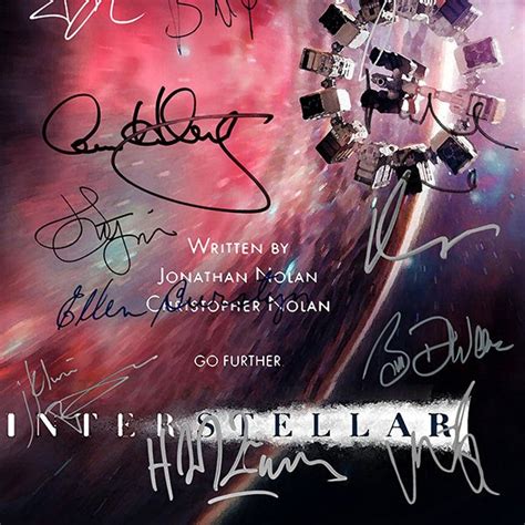 Interstellar Script Limited Signature Edition Rare T