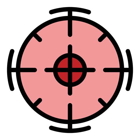 Focus Point Icon Color Outline Vector 19189432 Vector Art At Vecteezy